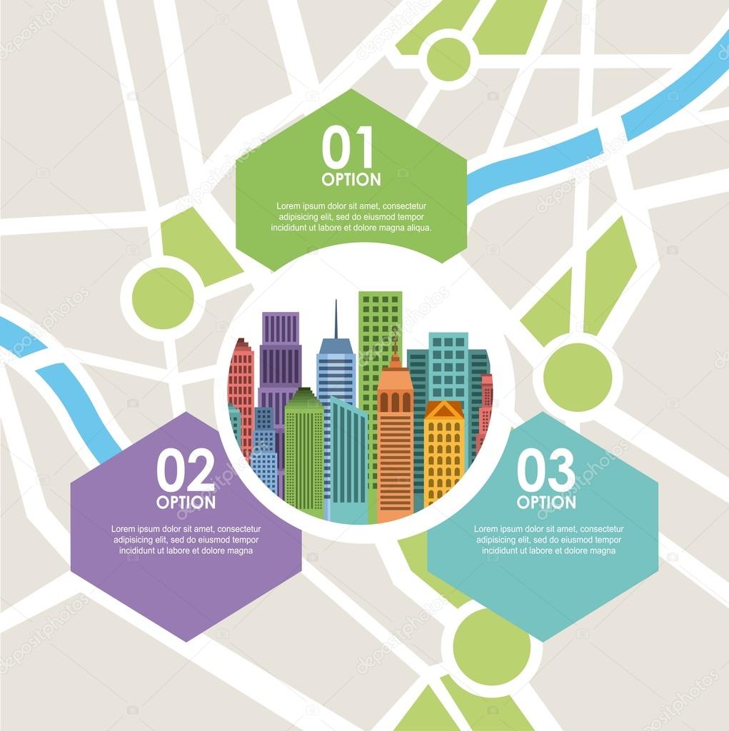 Buildings infographic city presentation Stock Vector by ©yupiramos ...