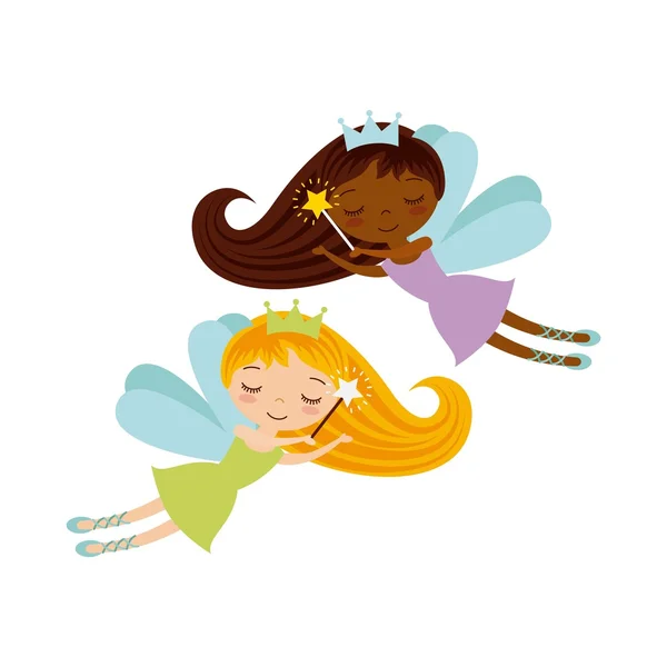 Personagem de fada Vector Art Stock Images | Depositphotos