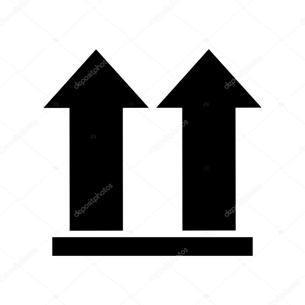 Arrows side up symbol Stock Vector Image by ©yupiramos #128017952