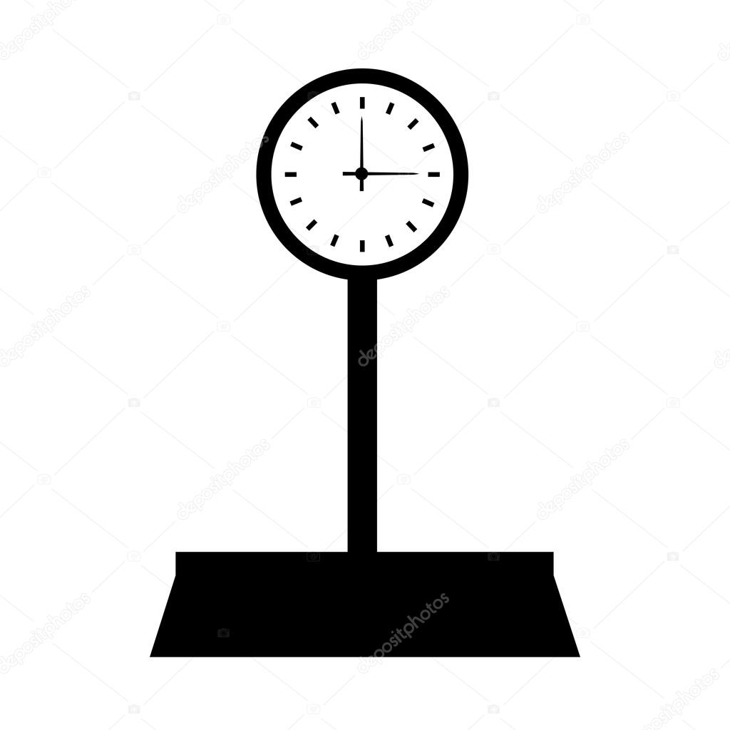 Balance scale measure weight Stock Vector by ©yupiramos 128018100