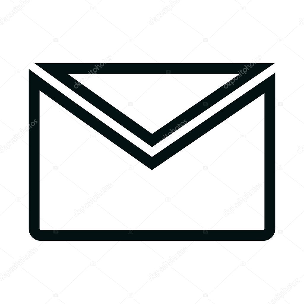 Envelope letter isolated icon Stock Vector by ©yupiramos 129837246