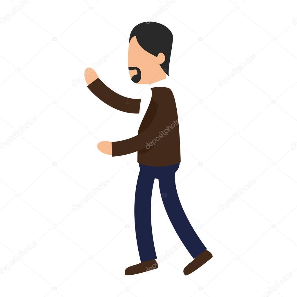 Businessman Character Avatar Icon Stock Vector By ©yupiramos 130538674