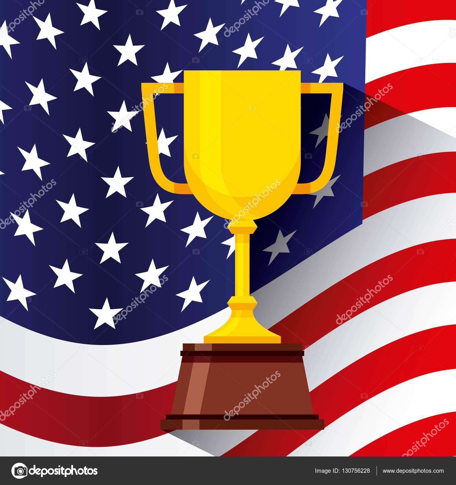Trophy award design Stock Vector Image by ©yupiramos #130756228