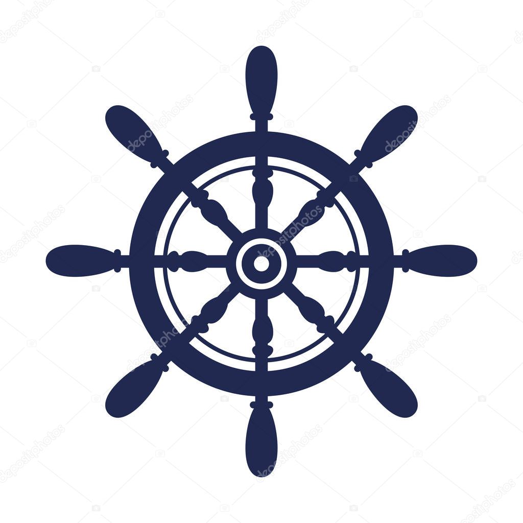 Ship timon maritime frame — Stock Vector © yupiramos #130782476