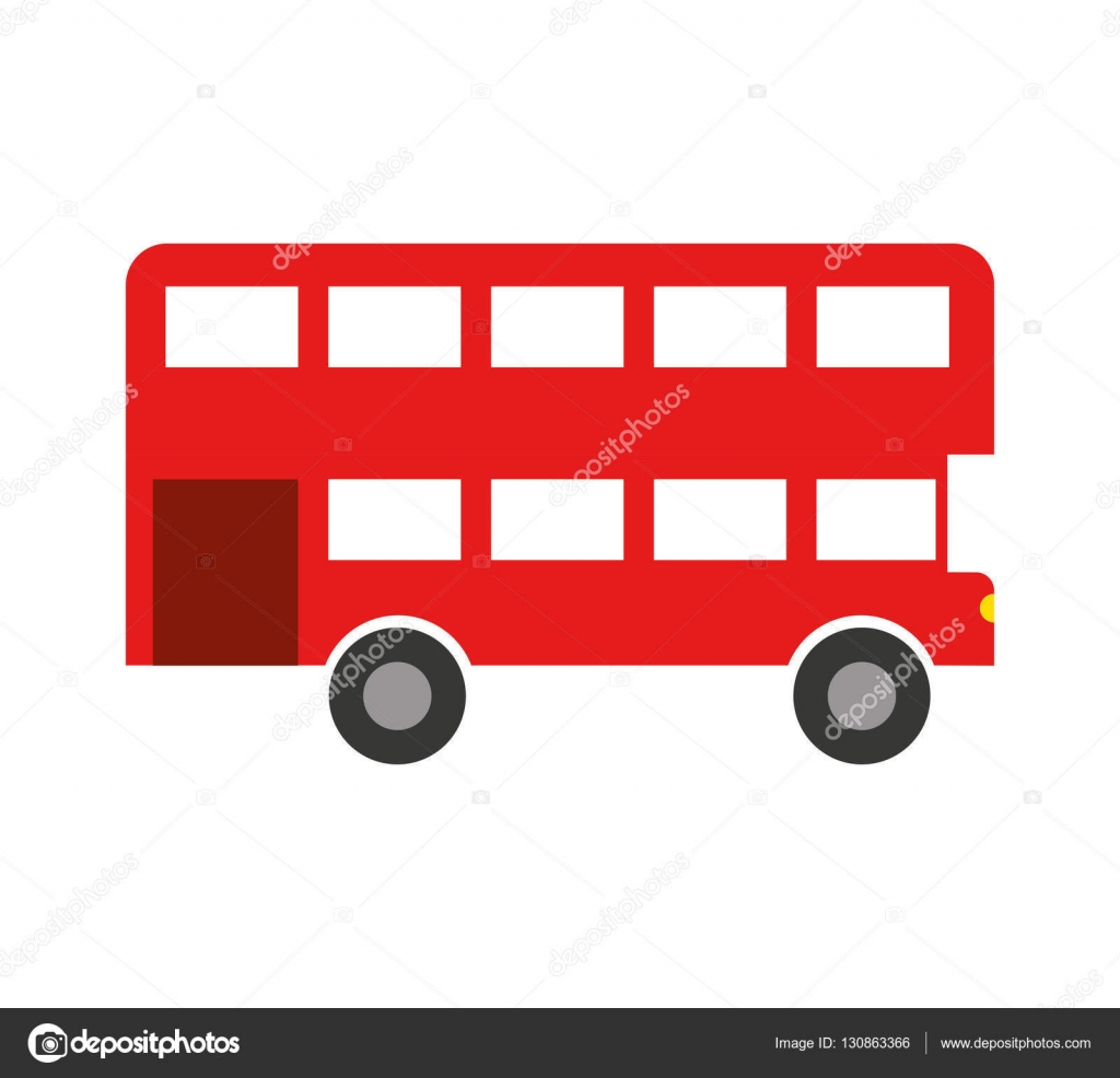 London bus isolated icon — Stock Vector © yupiramos #130863366