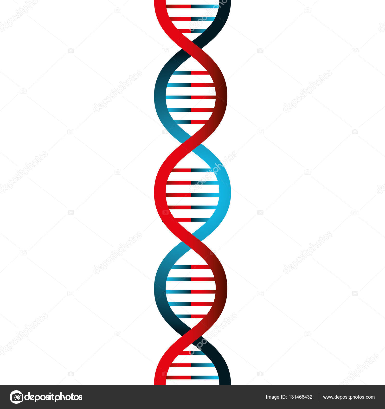 Estrutura molecular do dna Vetor de stock de ©yupiramos 131466432