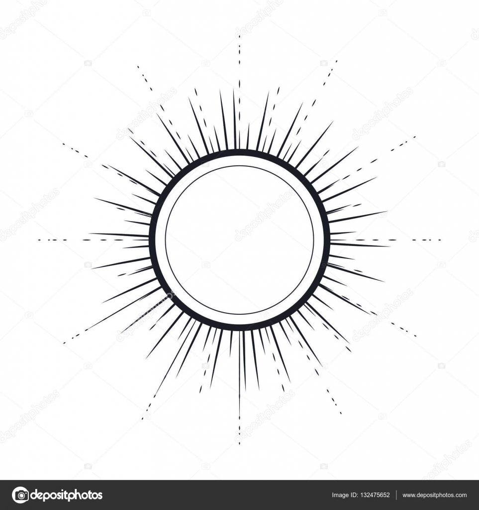 Burst style frame icon Stock Vector Image by ©yupiramos #132475652