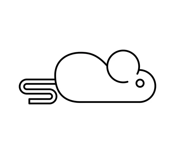 Laboratory mouse line icon Stock Vector by ©yupiramos 126380700