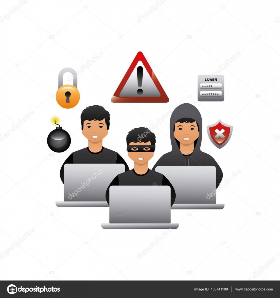 Cyber security design Stock Vector Image by ©yupiramos #133741108