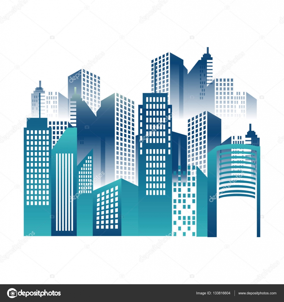 Great city buildings icon — Stock Vector © yupiramos #133816604