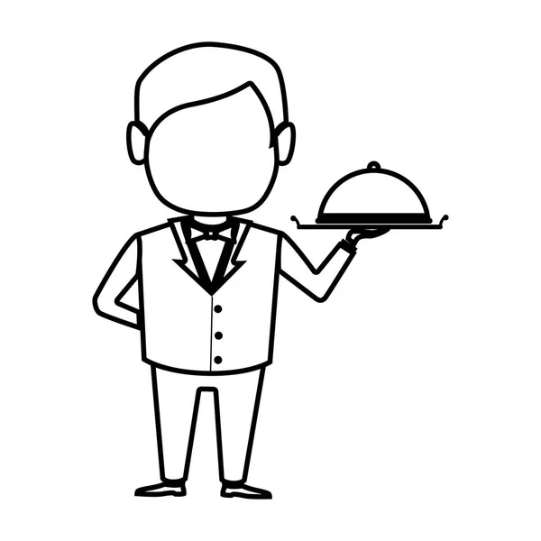 Garson karikatür vektörler | Garson karikatür vektör çizimler, vektörel ...