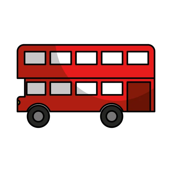London bus isolated icon — Stock Vector © yupiramos #130863366