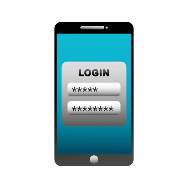 Login and password icon, simple style — Stock Vector © ylivdesign ...