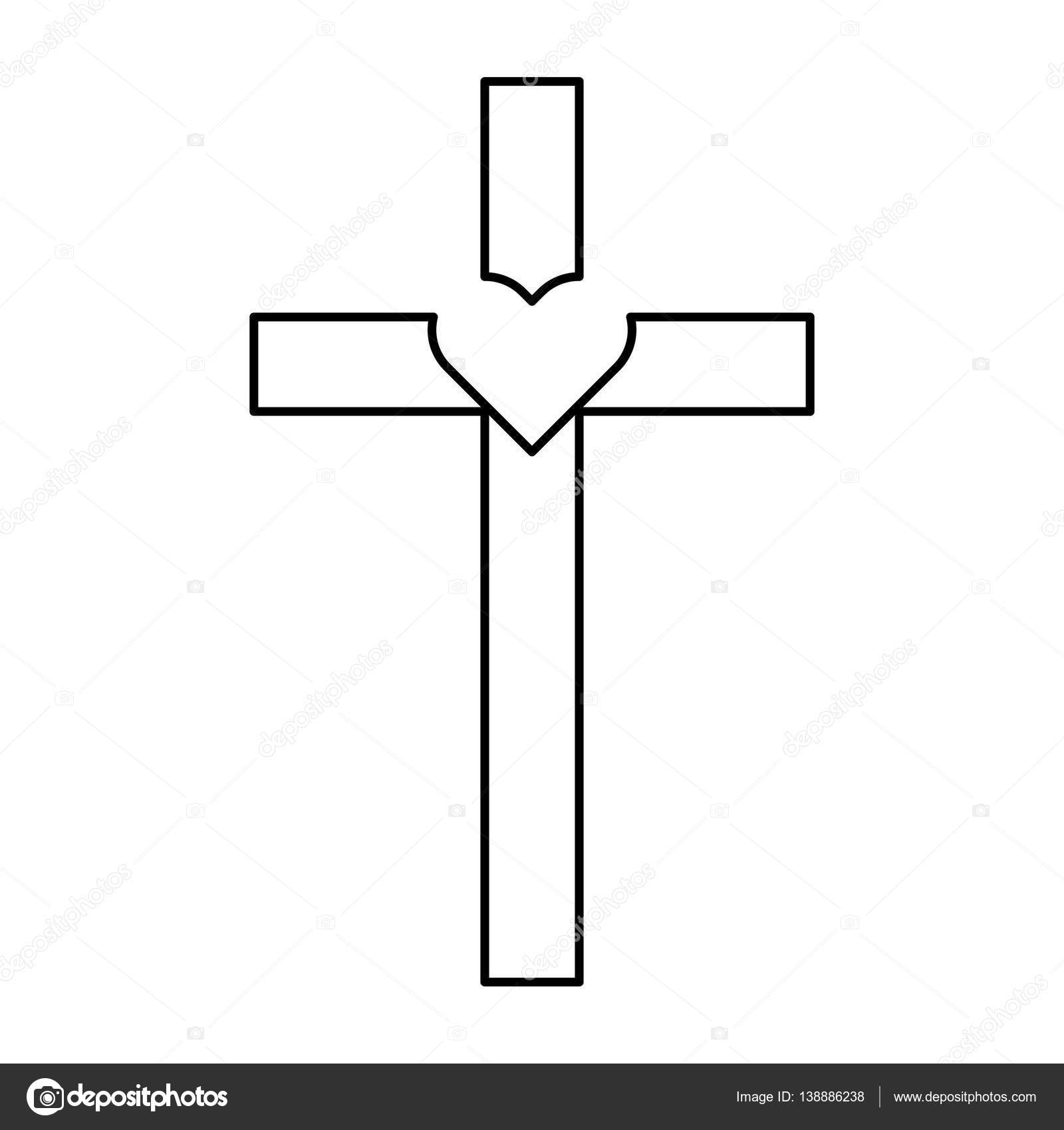 Cruz icono de la primera comunión Vector de stock por ©yupiramos 138886238