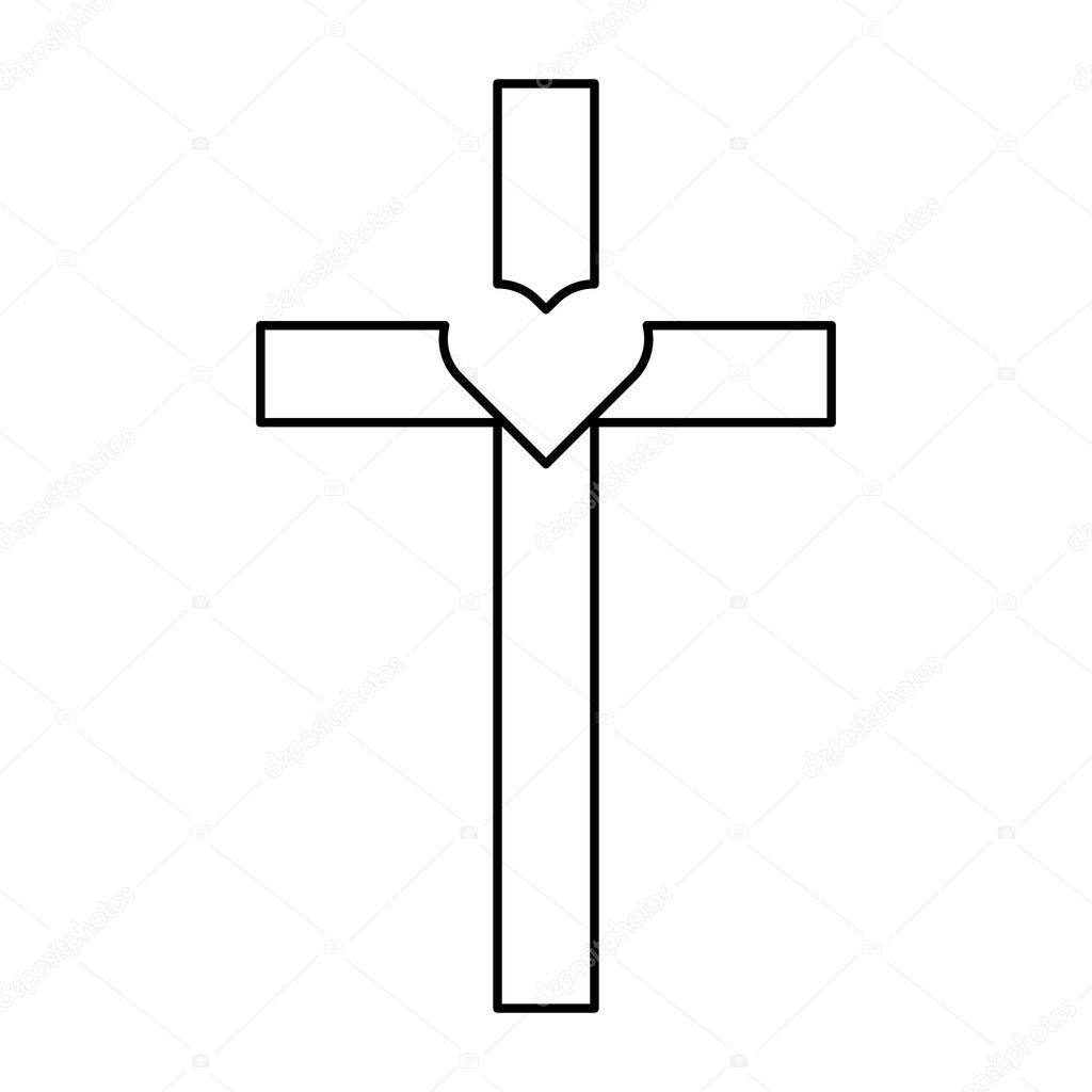 Cruz icono de la primera comunión Vector de stock por ©yupiramos 138886238