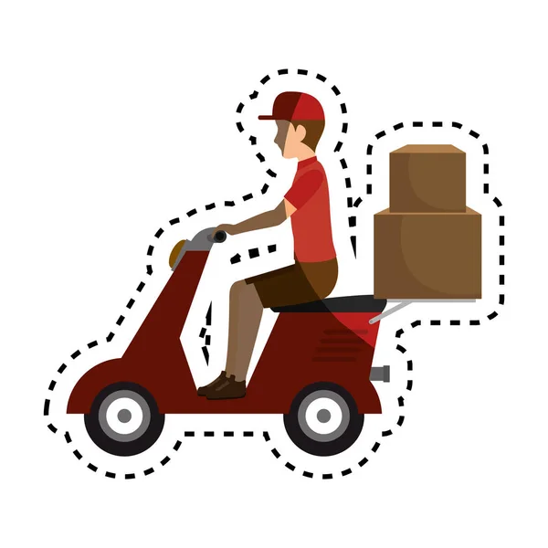 delivery motorcycle service icon - Stock Image - Everypixel