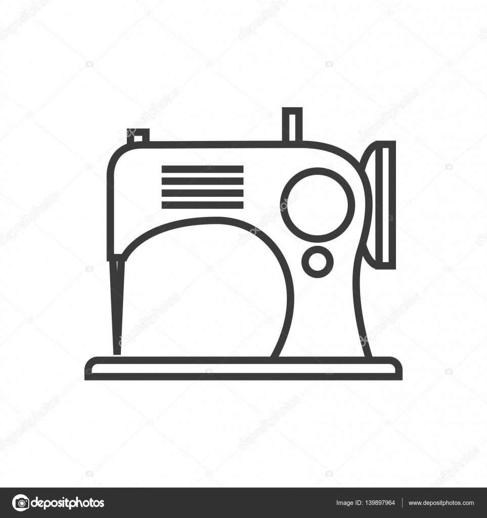 Sewing Machine Icon Stock Vector Image By ©yupiramos 139897964