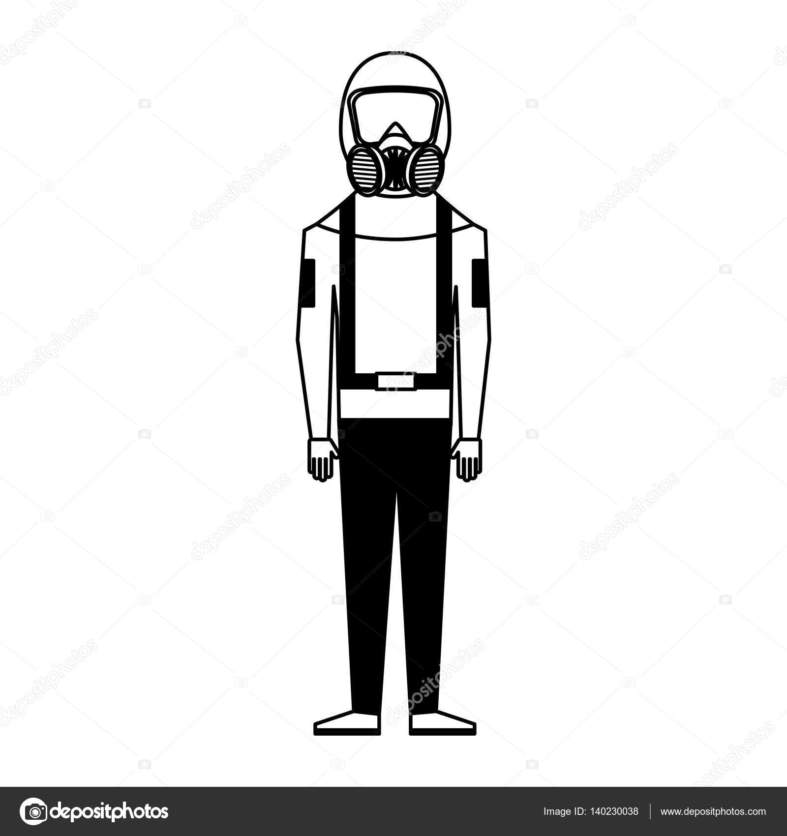 Worker avatar with safety suit Stock Vector Image by ©yupiramos #140230038
