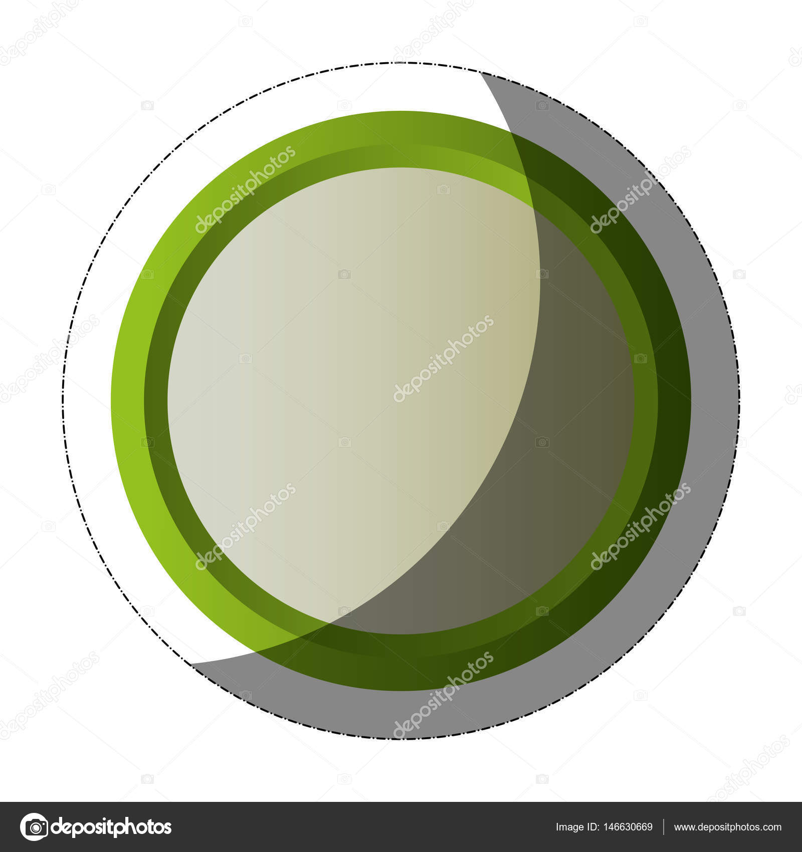 Circle shape icon Stock Vector Image by ©yupiramos #146630669