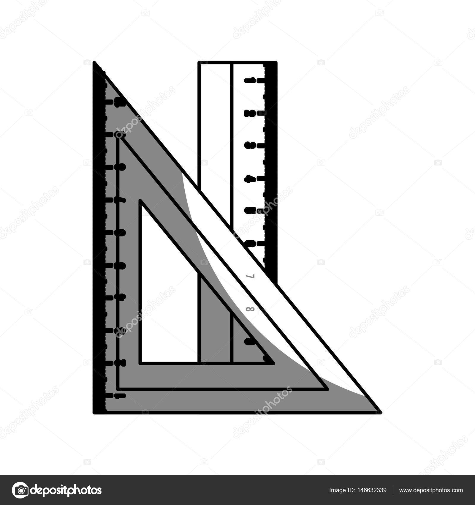 Rulers icon image Stock Vector by ©yupiramos 146632339