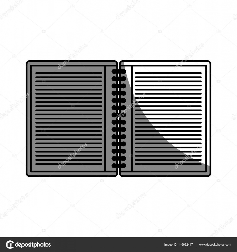 Notebook icon image Stock Vector Image by ©yupiramos #146632447
