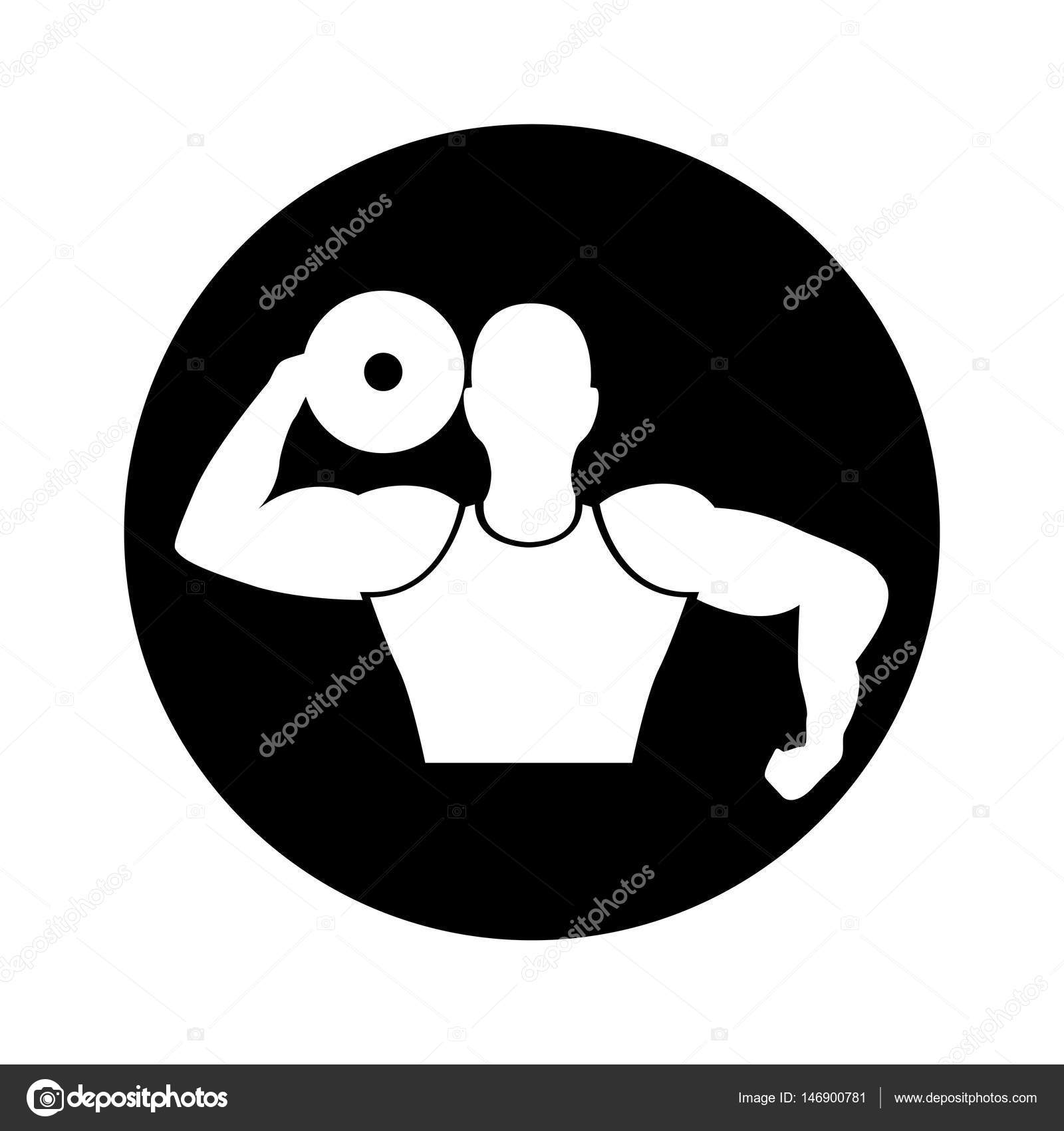 Strong man human figure Stock Vector Image by ©yupiramos #146900781