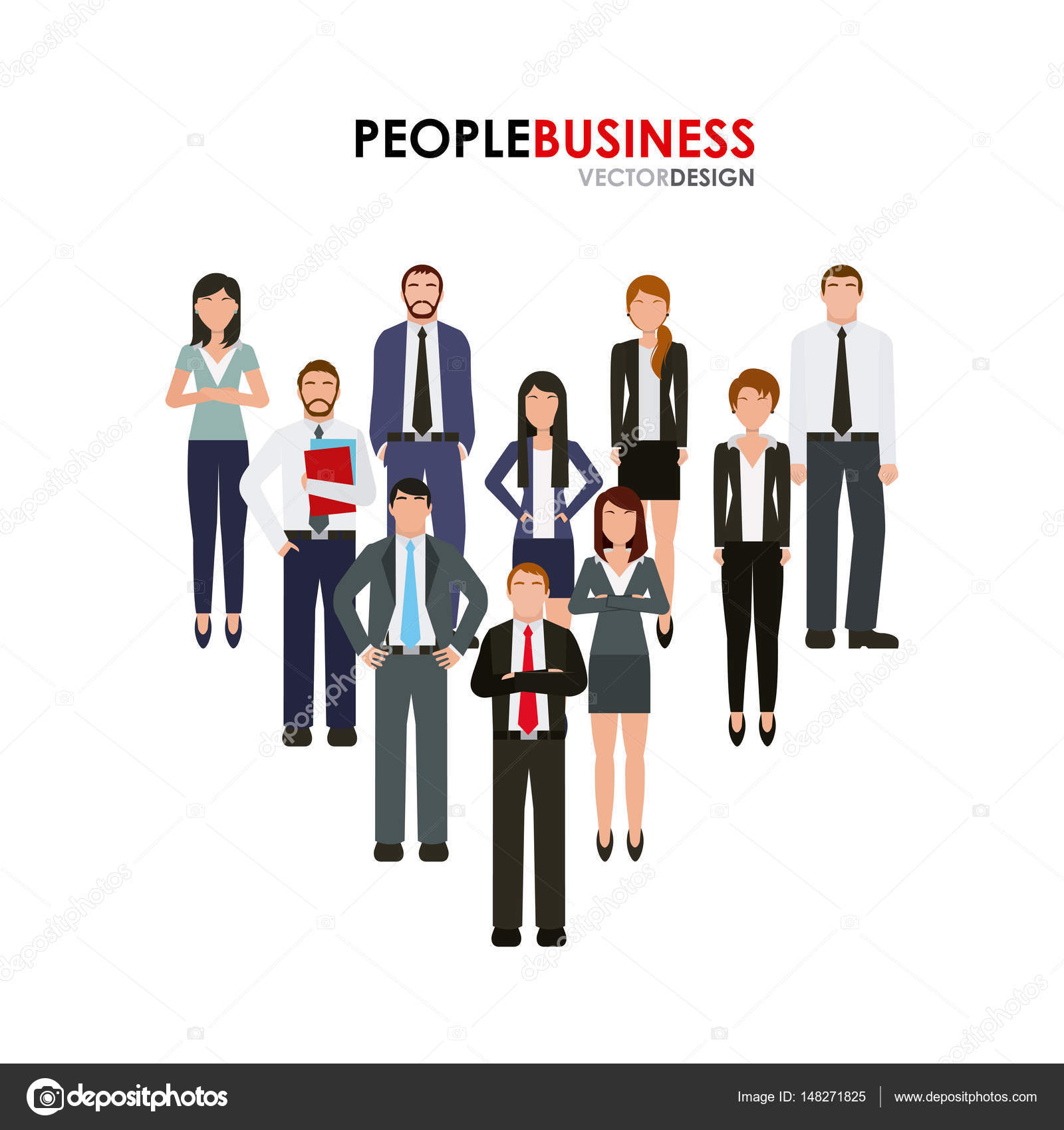 Business people design Stock Vector Image by ©yupiramos #148271825