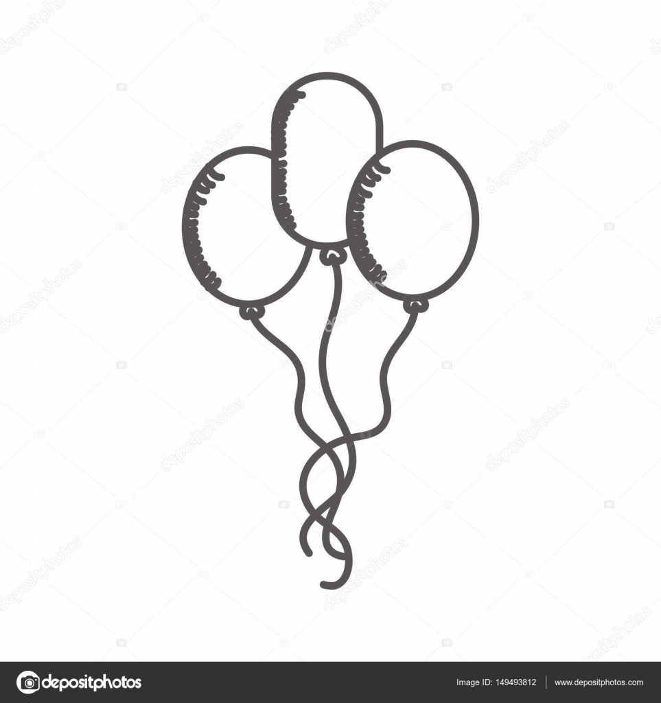 Balloons air party celebration Stock Vector Image by ©yupiramos #149493812