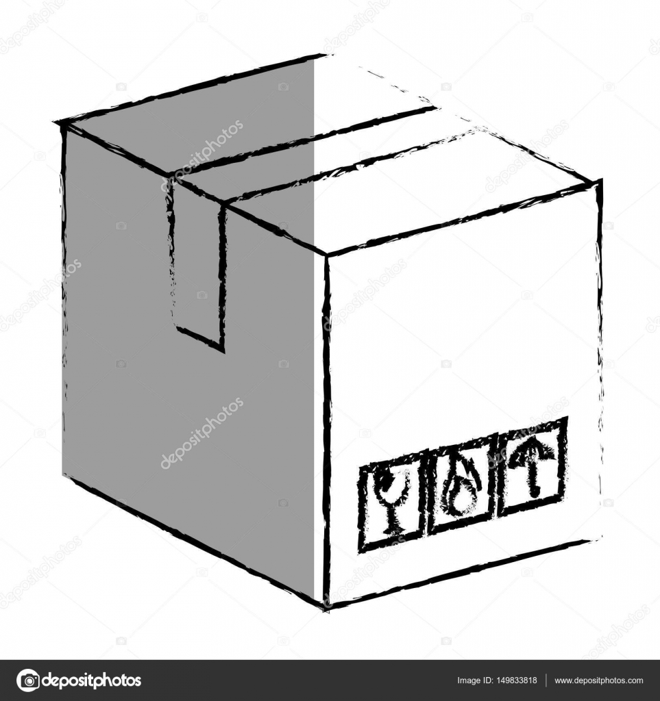 Carton box packing icon Stock Vector by ©yupiramos 149833818