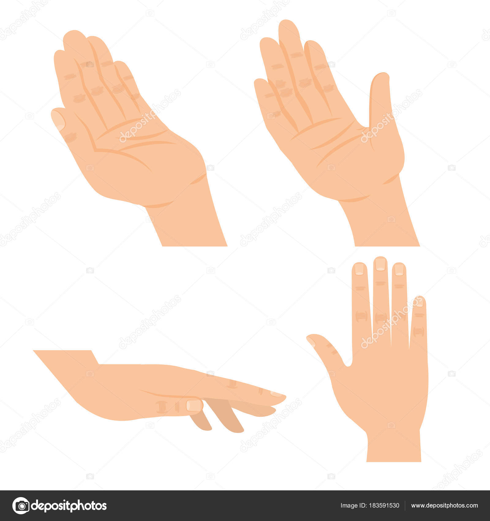 Hands human symbols icon Stock Vector Image by ©yupiramos #183591530