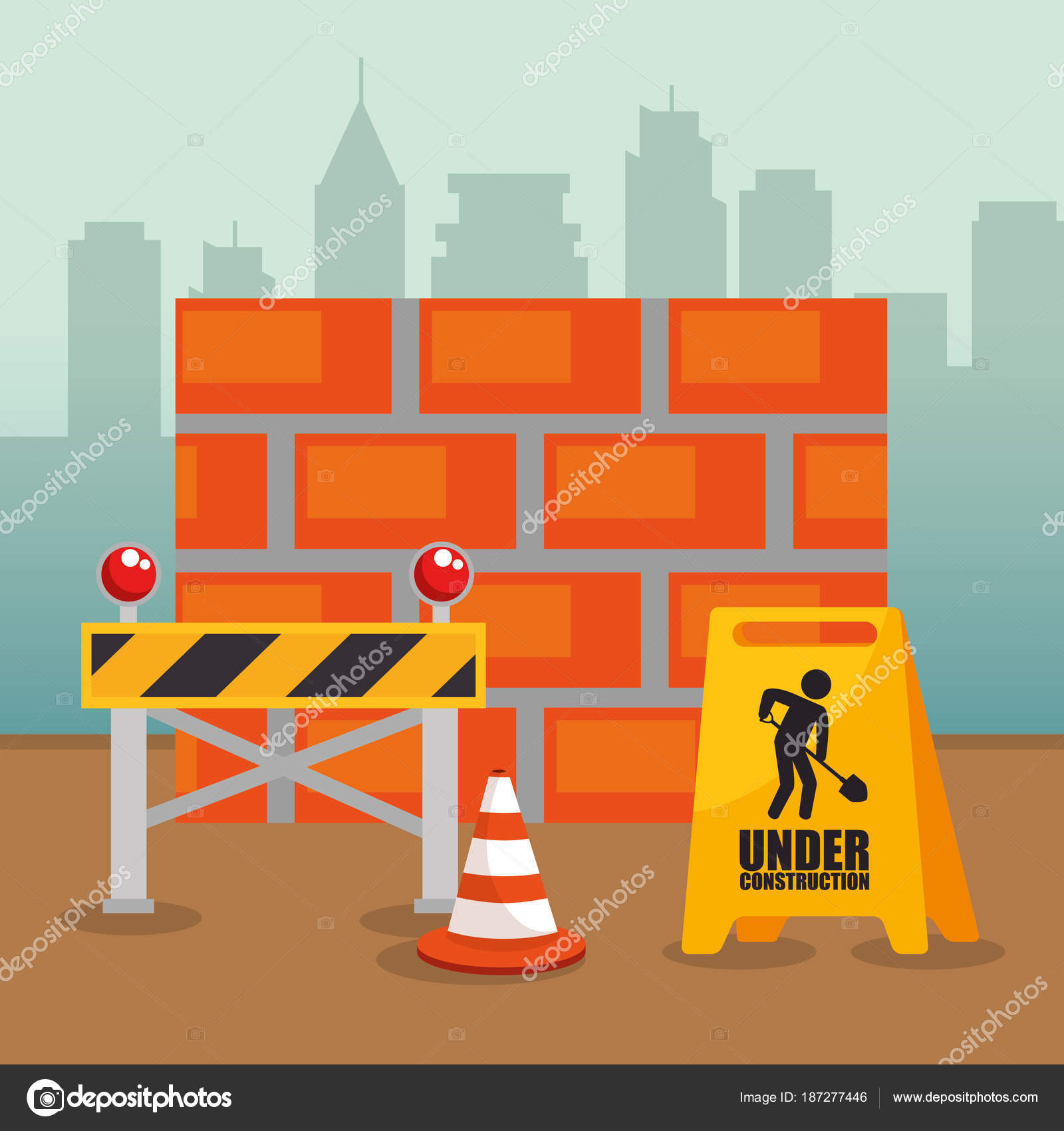 Under construction design Stock Vector Image by ©yupiramos #187277446 Under construction design Stock Vector Image by ©yupiramos #187277446