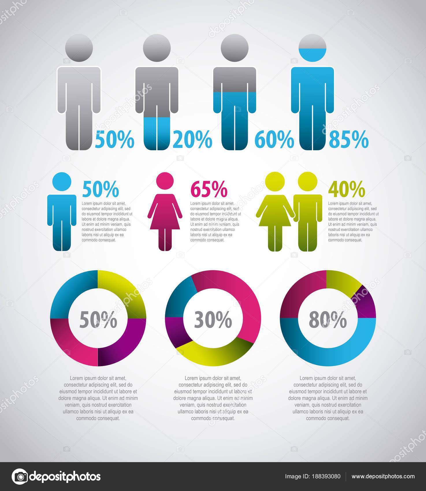 Infographics statistics diagram Stock Vector Image by ©yupiramos #188393080