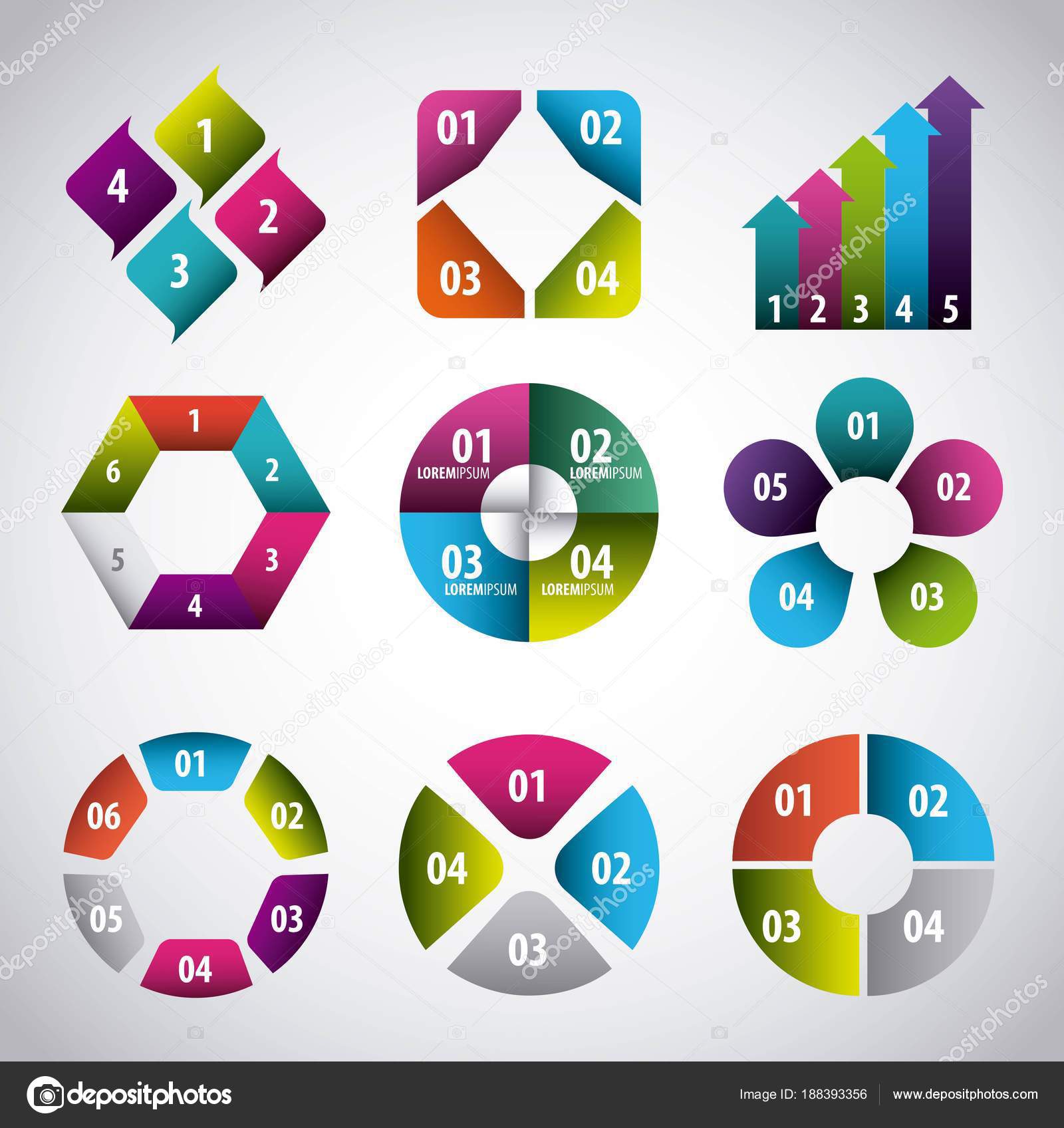 Infographics statistics diagram Stock Vector by ©yupiramos 188393356