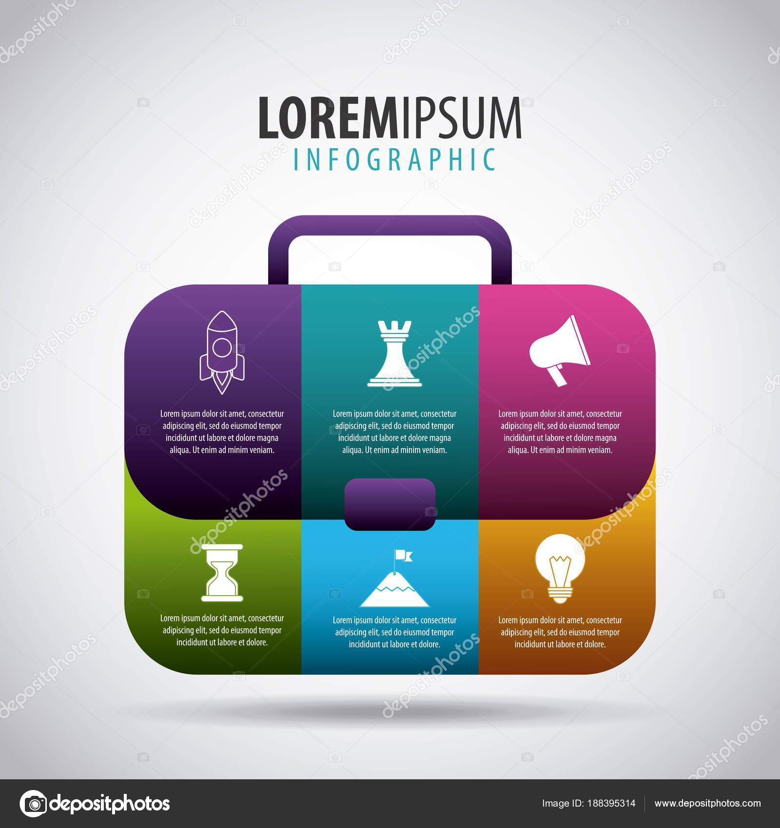 Infographics diagrams chart Stock Vector Image by ©yupiramos #188395314