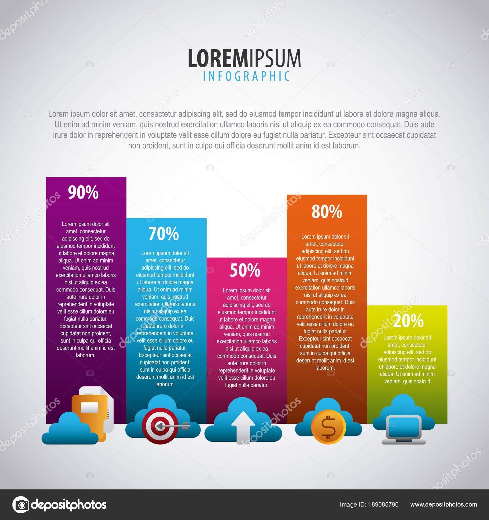 Infographic statistics analysis Stock Vector Image by ©yupiramos #189085790