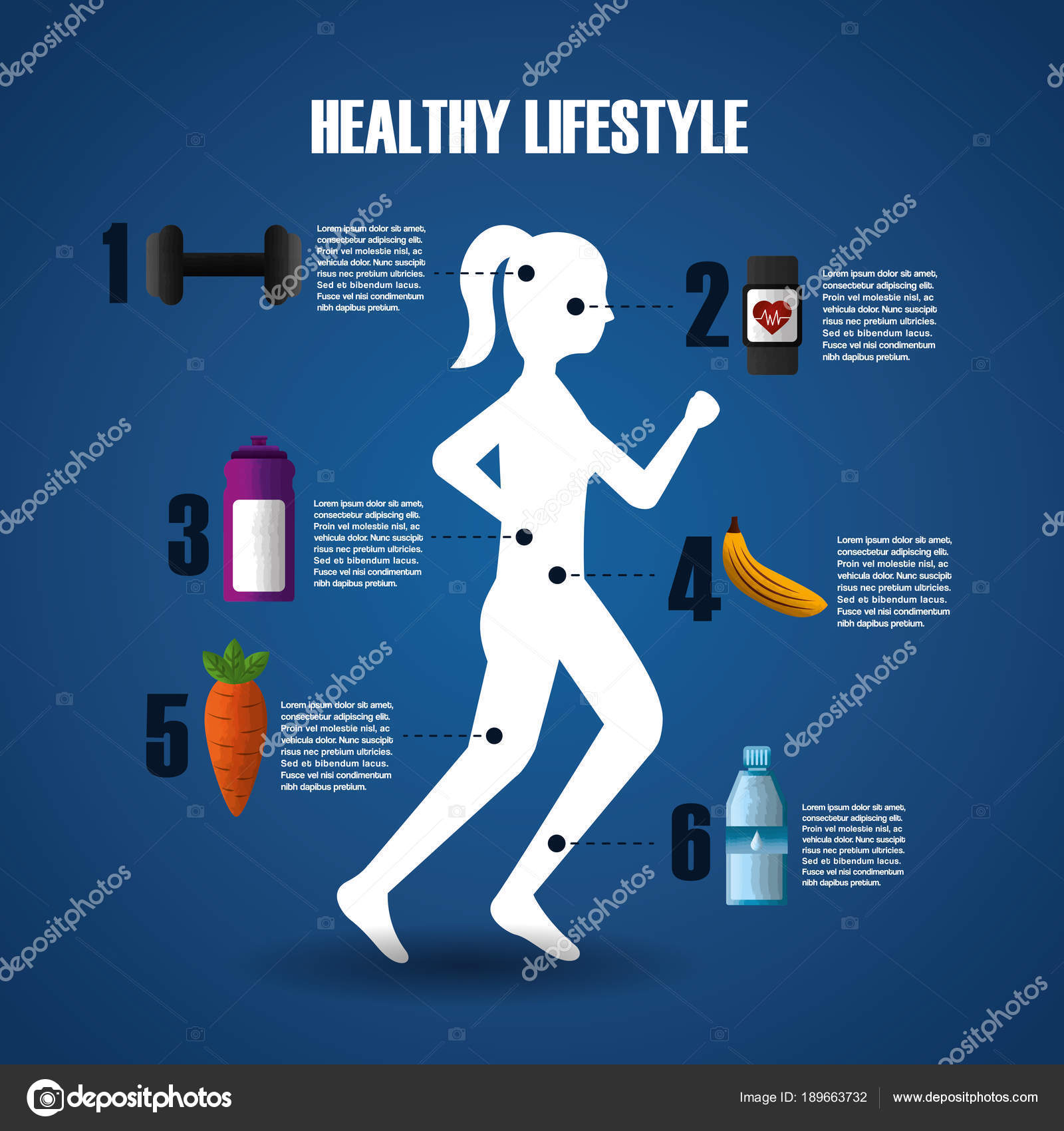 Healthy lifestyle sport gym Stock Vector by ©yupiramos 189663732