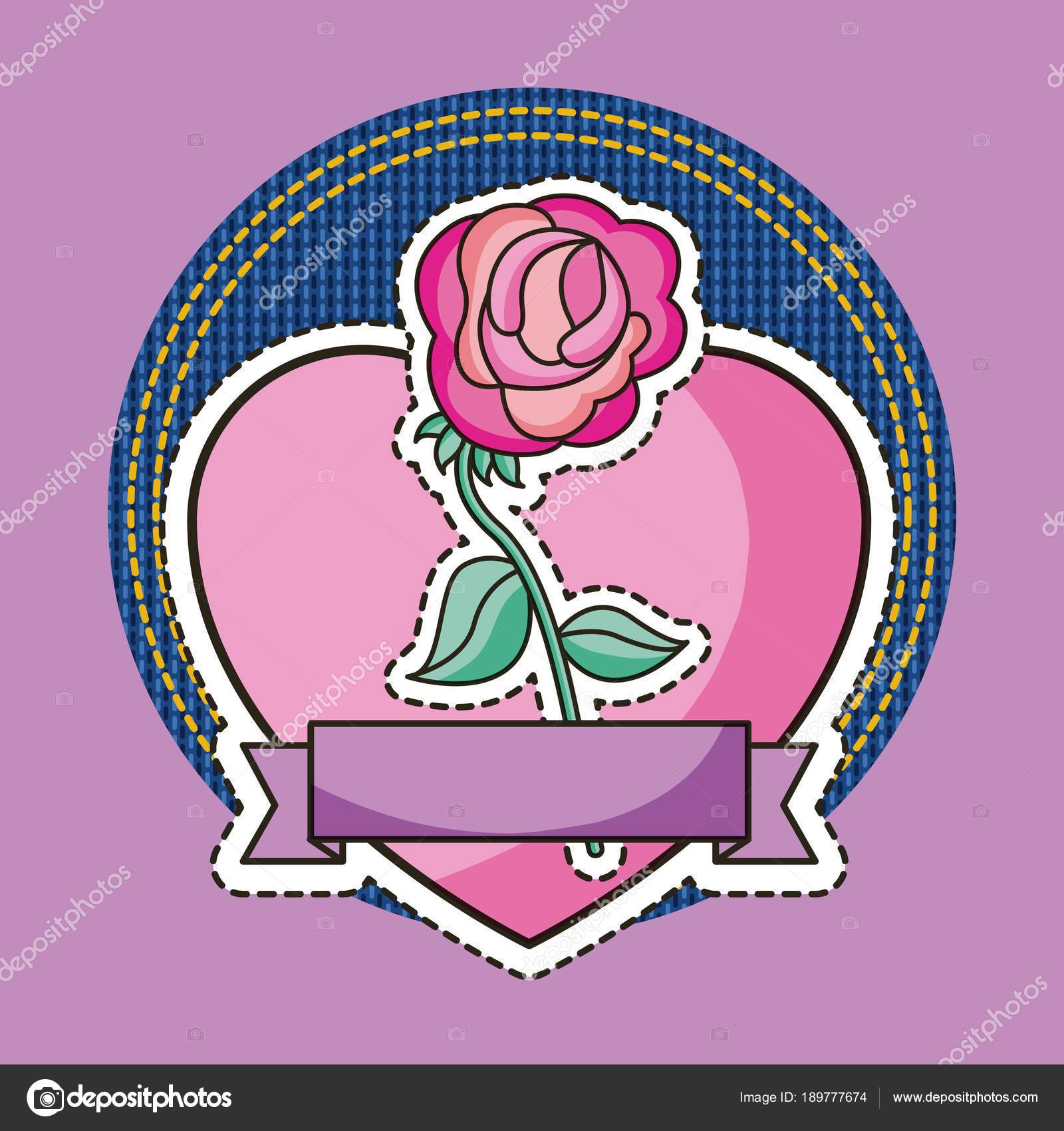 Patches sticker cute Stock Vector by ©yupiramos 189777674