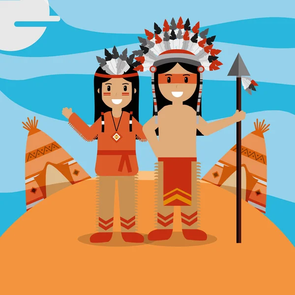 Tribu nativa de tupi guarani imágenes de stock de arte vectorial ...