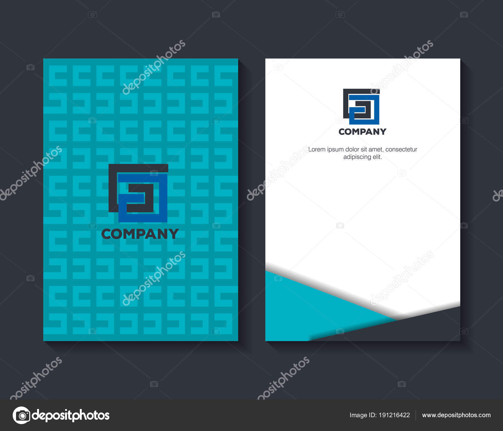 Material design lines set covers Stock Vector Image by ©yupiramos ...