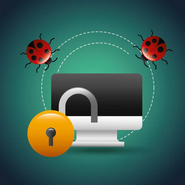 Cyber security Stock Vector by ©yupiramos 82214958