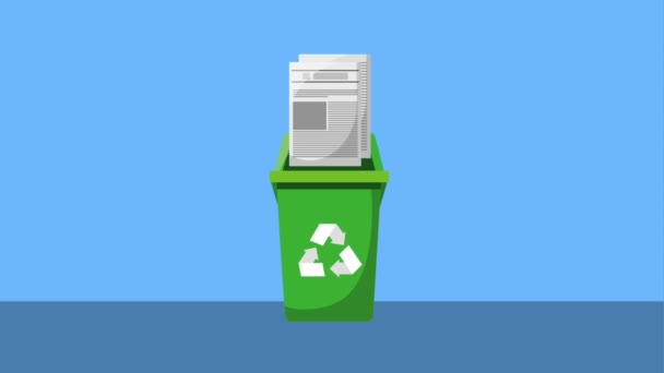 Recycle Bin Types Garbage Sort Waste Plastic Waste Metal Glass Stock ...