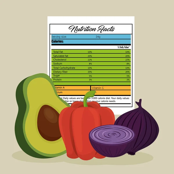 Nutritional information Vector Art Stock Images | Depositphotos