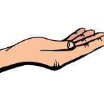 Open hand Stock Vector Image by ©Tribaliumivanka #12677706