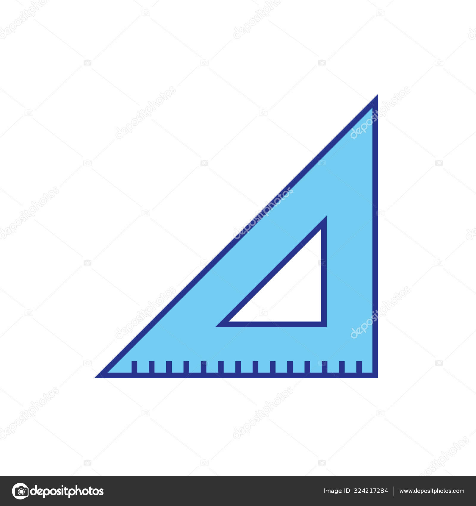 Isolated construction ruler vector design Stock Vector by ©yupiramos ...