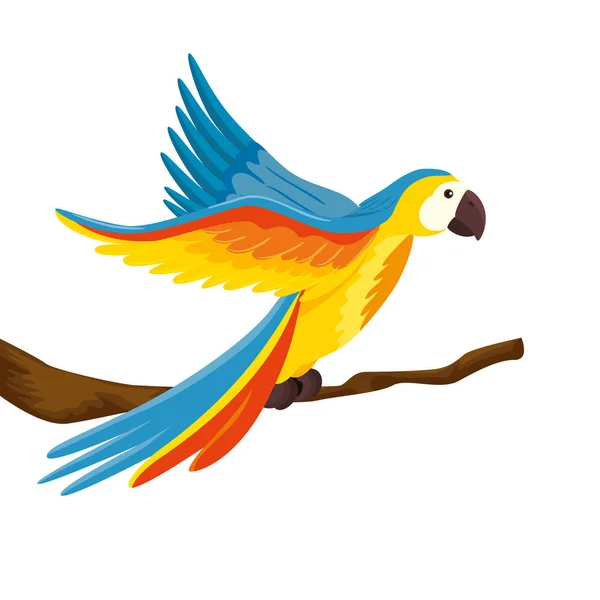 Flying Parrot Clip Art