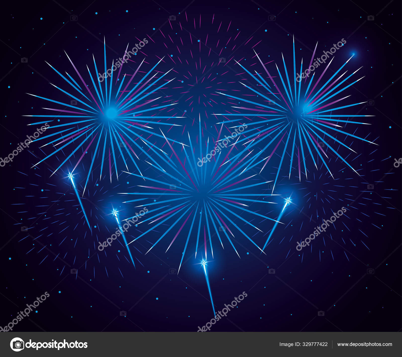 Fireworks splash explosion background icon Stock Vector Image by ...