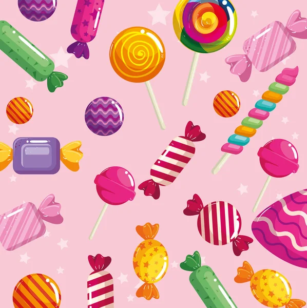 Candy background Vector Images | DepositPhotos
