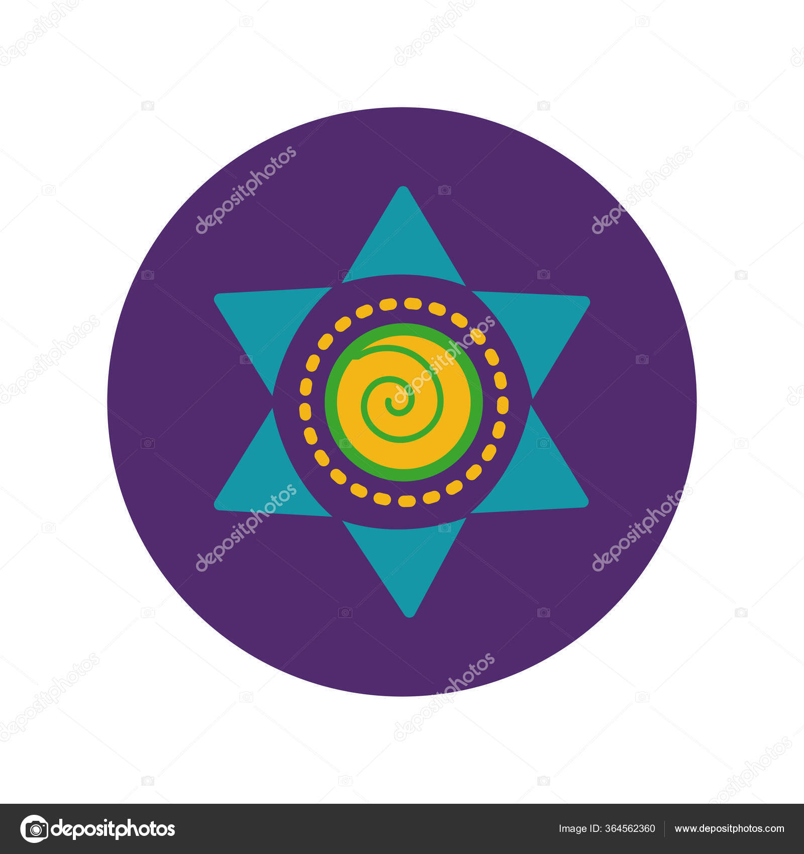 Mexican sun painted block and flat style Stock Vector by ©yupiramos ...