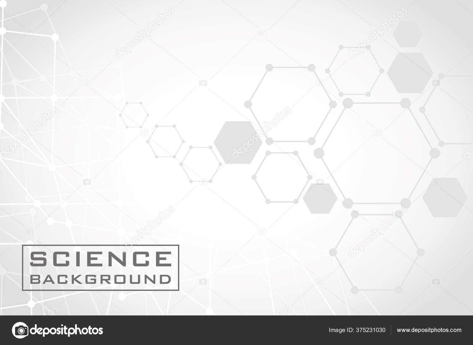 Gray science background with lines structures Stock Vector by ...