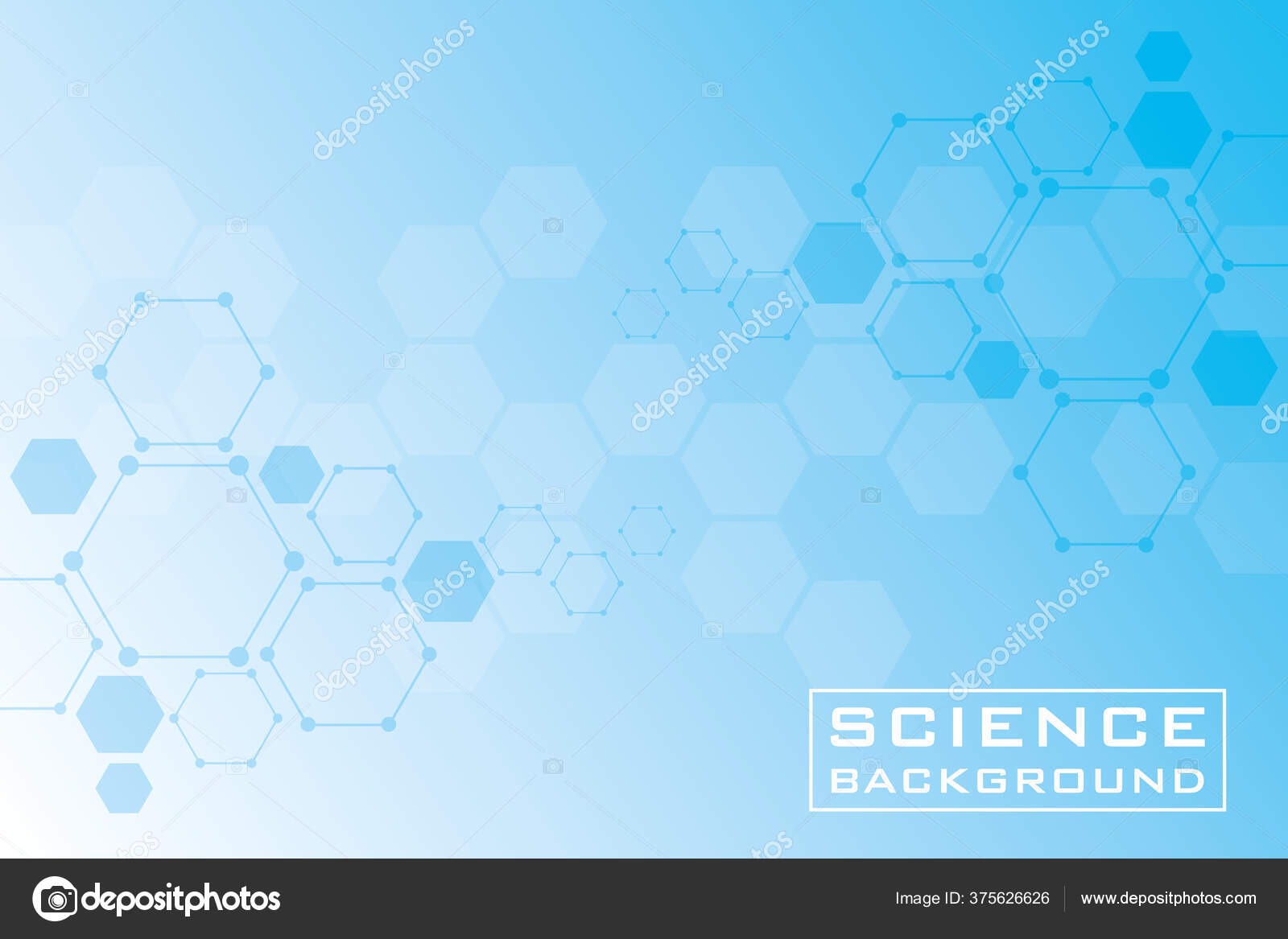 Blue science background with lines structures Stock Vector by ...